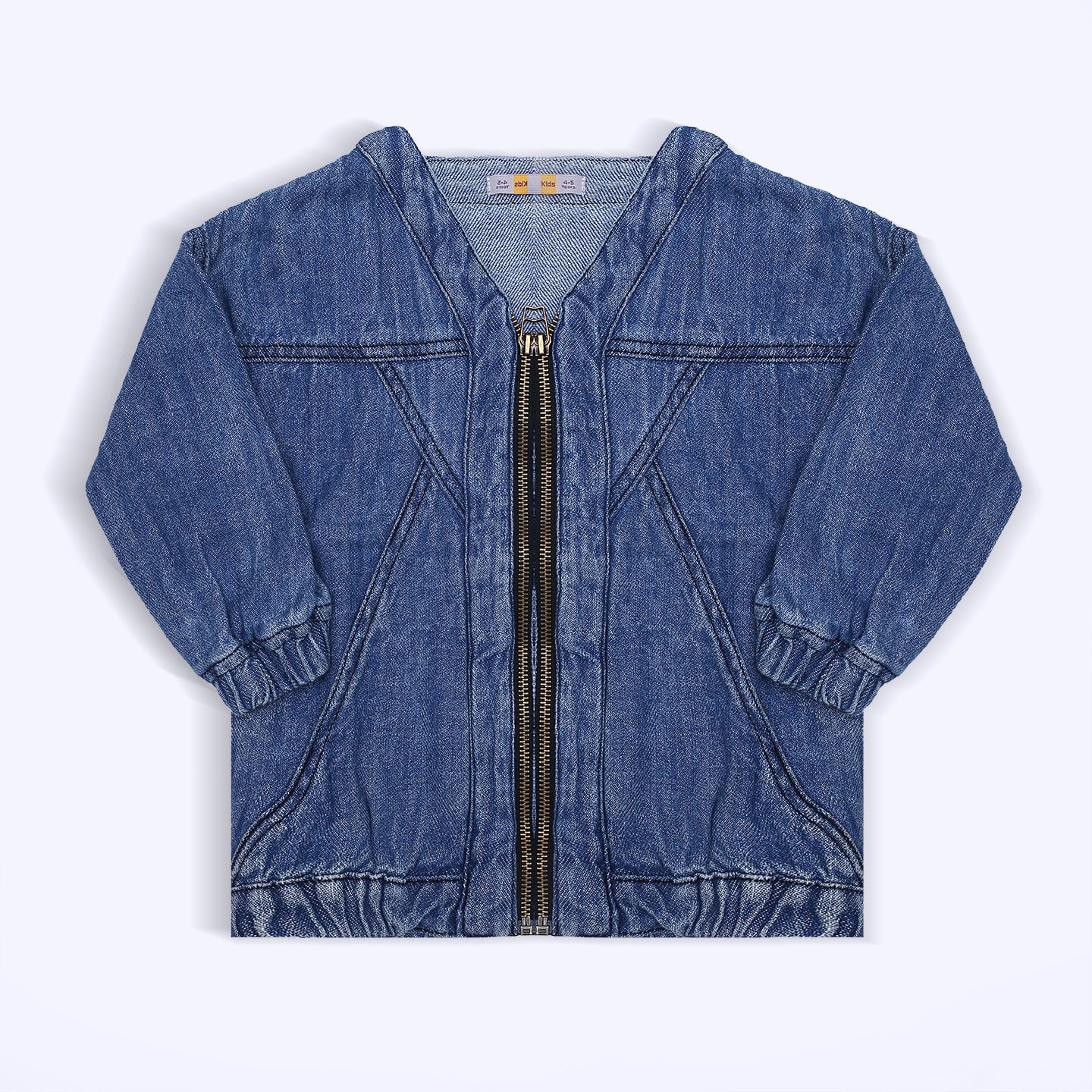 GIRLS JACKET WITHOUT COLLAR